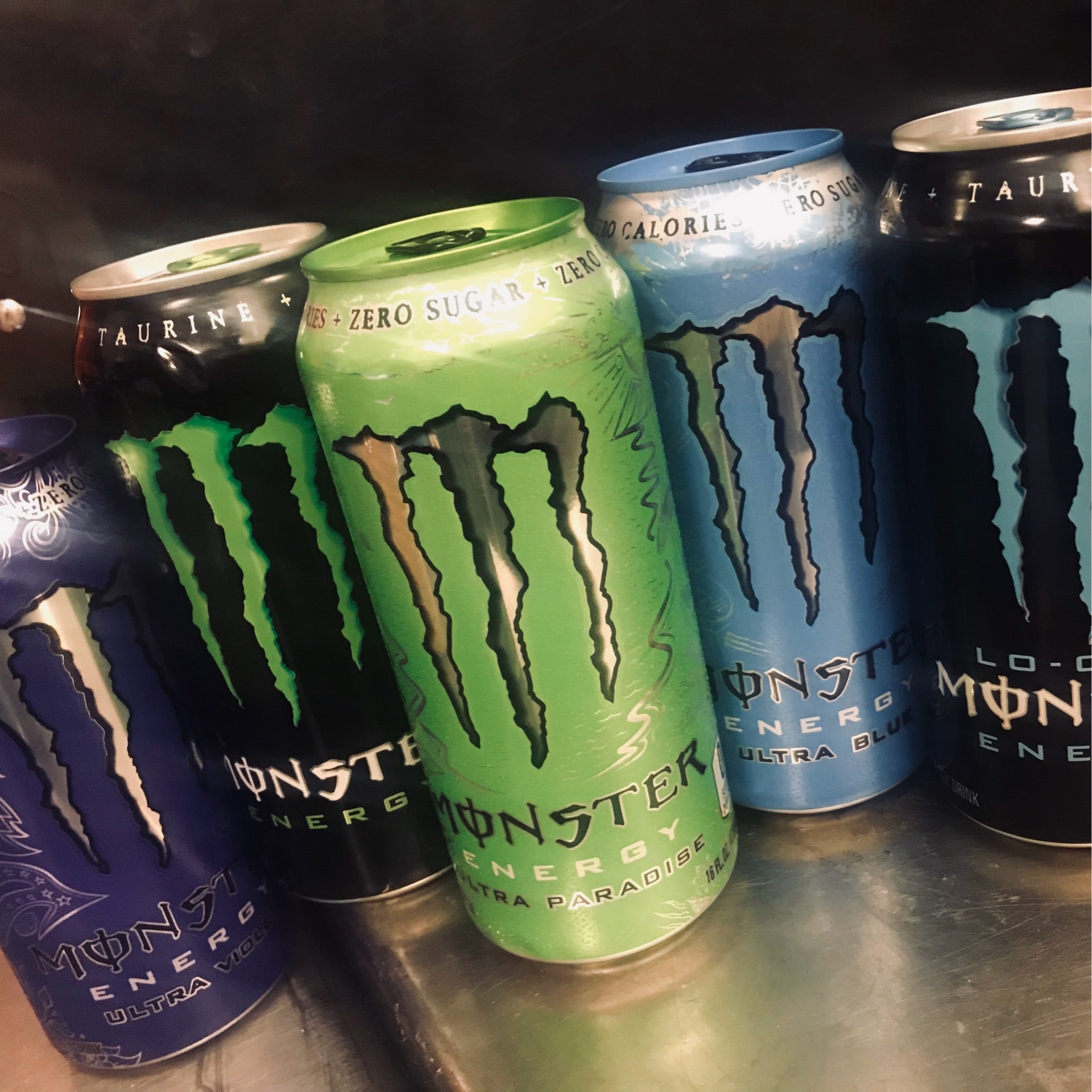 Logo Monster Energy Blu