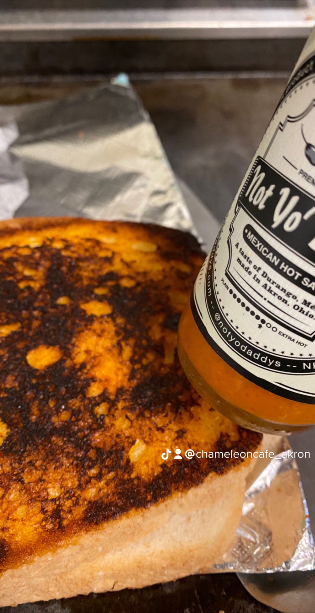 "Not Yo' Daddy's" Grilled Cheese (V) | Chameleon Cafe Akron