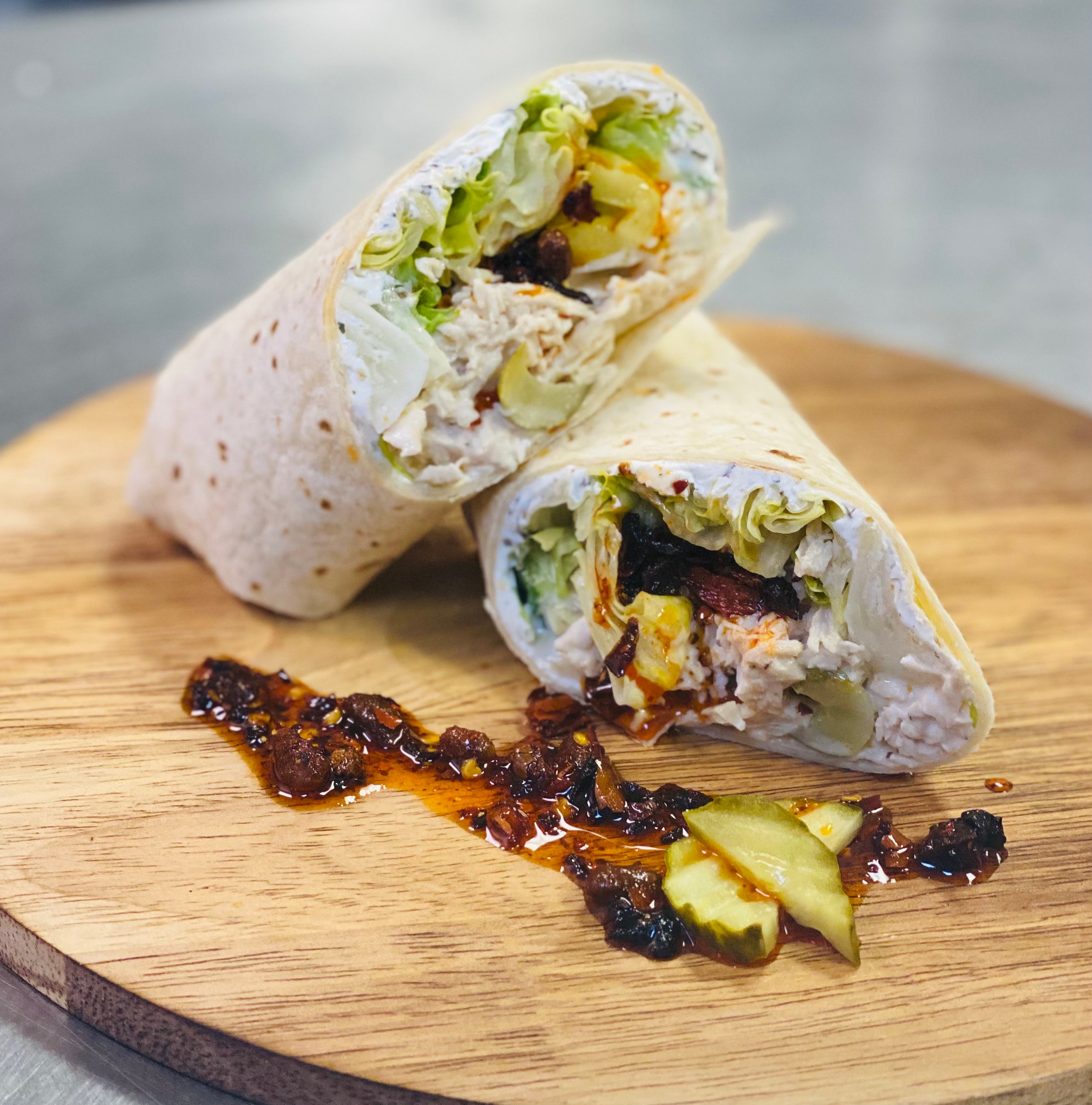 Zippy’s chicken wrap | Chameleon Cafe Akron